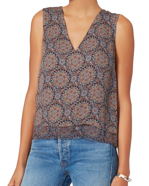 Exclusive for Intermix Bailey Printed Sleeveless Blouse - INTERMIX®